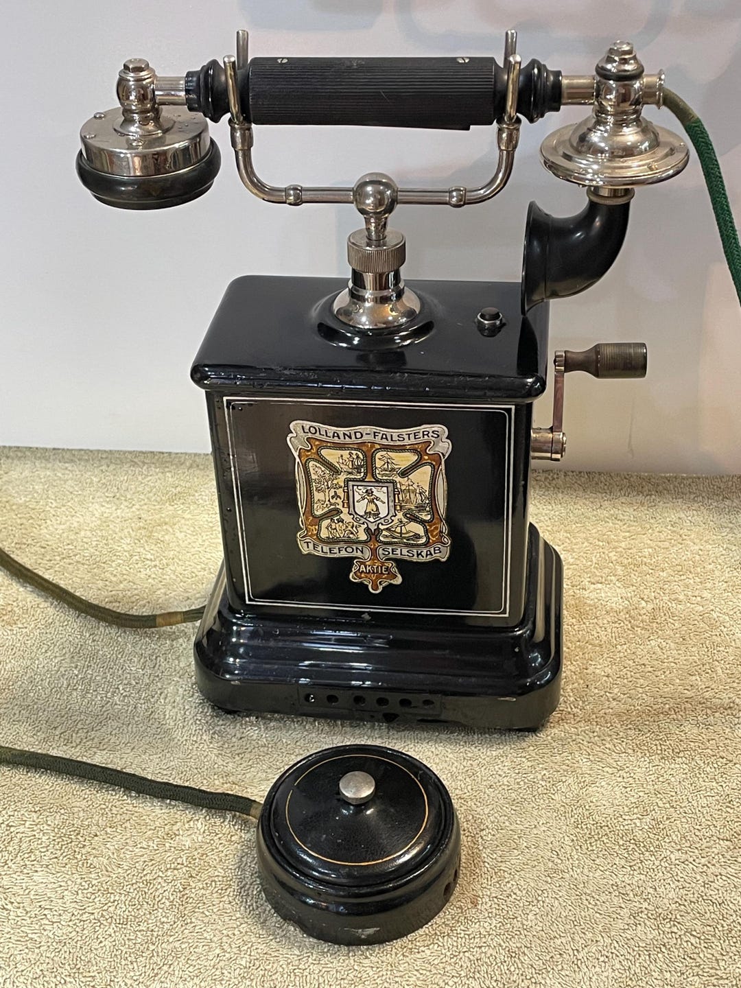 Rare Antique Southern Denmark Lolland-falsters Telefon Selskab Aktie ...