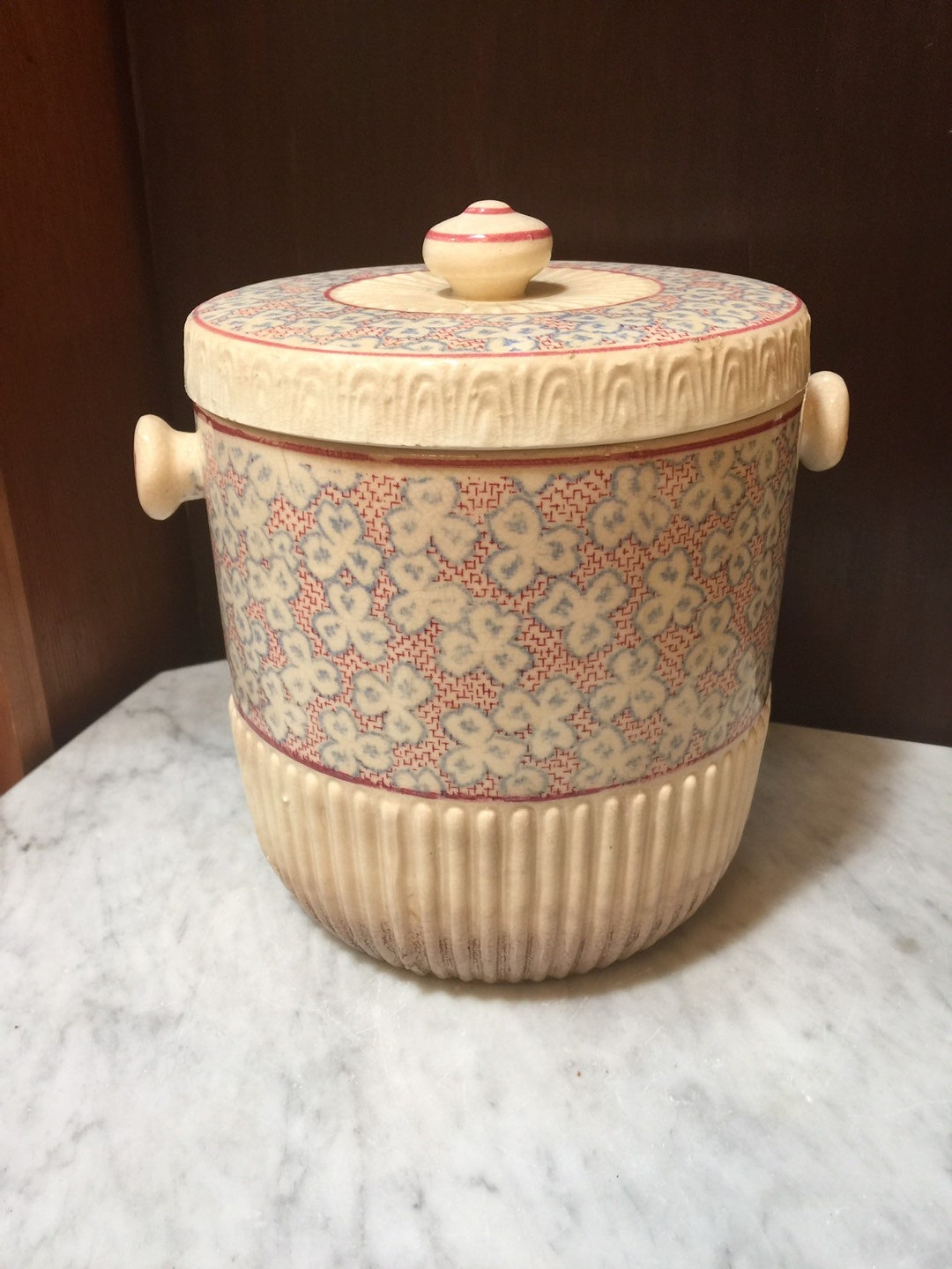 Pretty Vintage Tashiro Shoten Ltd. Japanese Porcelain Covered Crock Urn ...