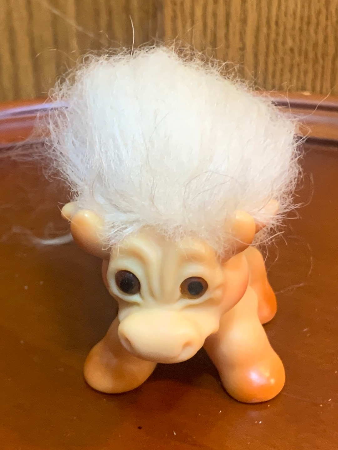 Vintage Thomas Dam Things Troll Cow White Mane & Tail 1964 Figure - Etsy