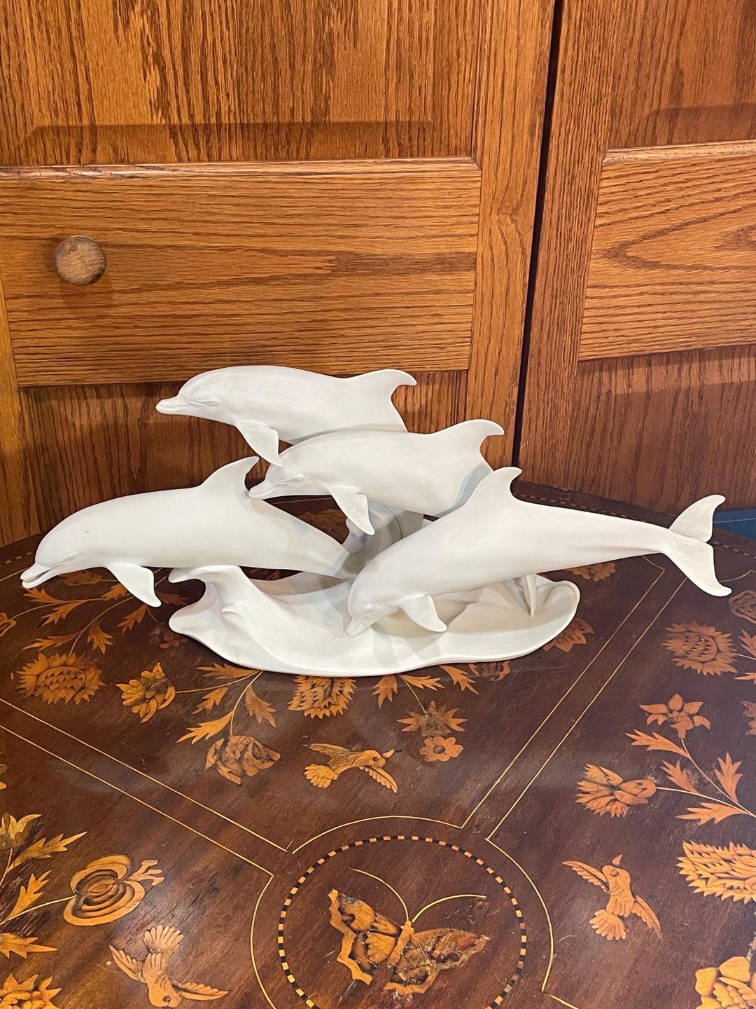Vintage 1970s Four Dolphin Sculpture Limited Edition Kaiser West ...