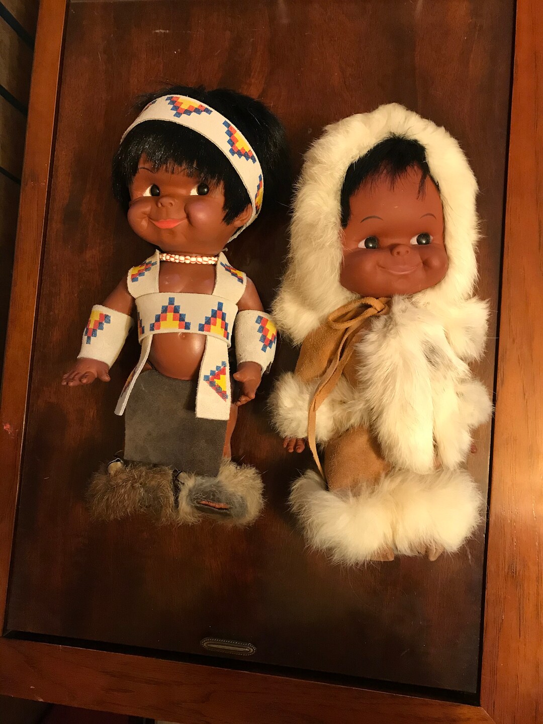 Excellent Vintage Native America Eskimo Childs Toy Doll Dolls by Regal ...