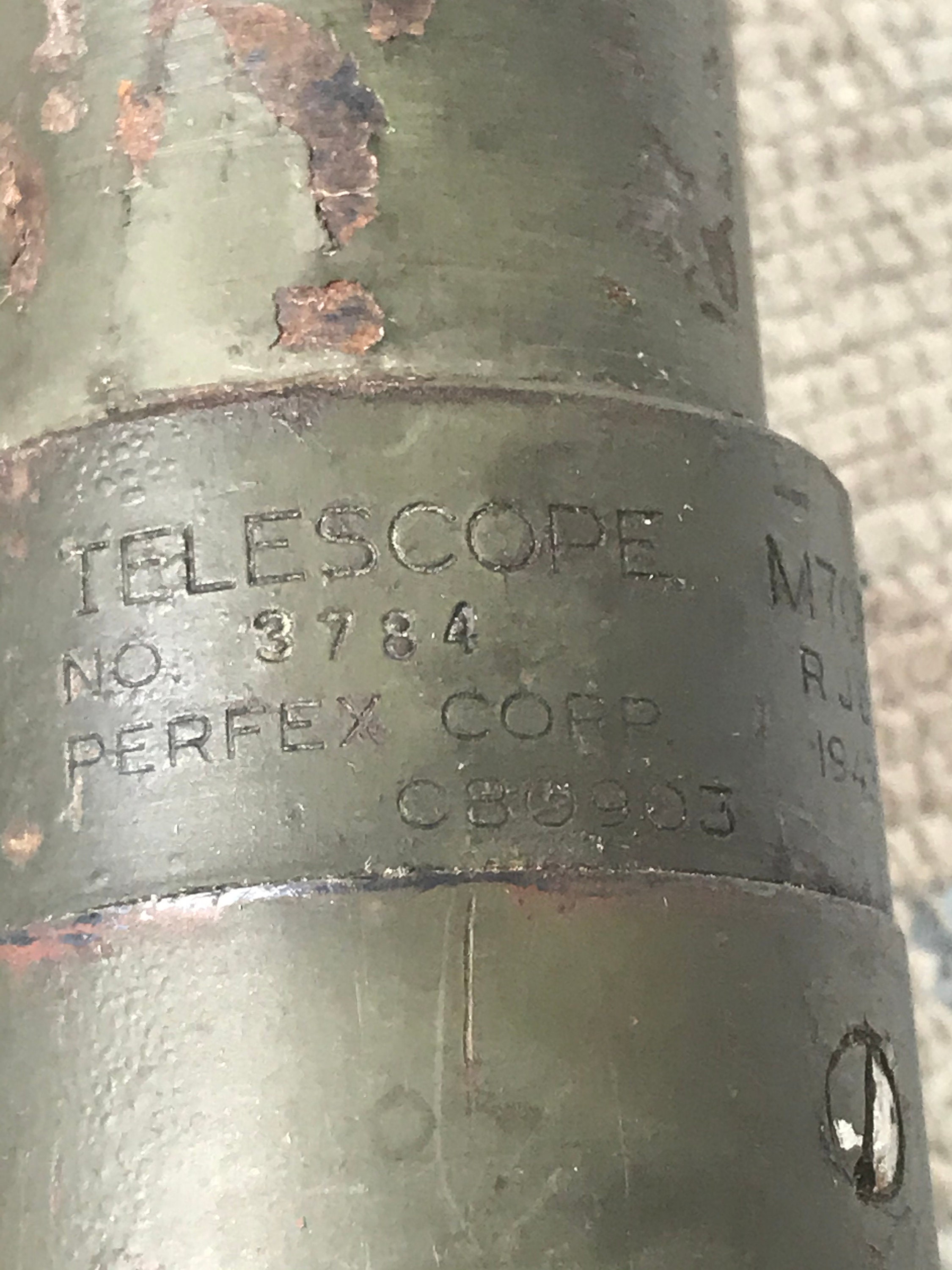 WW2 Sherman Tank Telescope M70F Perfex Corp 1943 R.J.D. Gun | Etsy