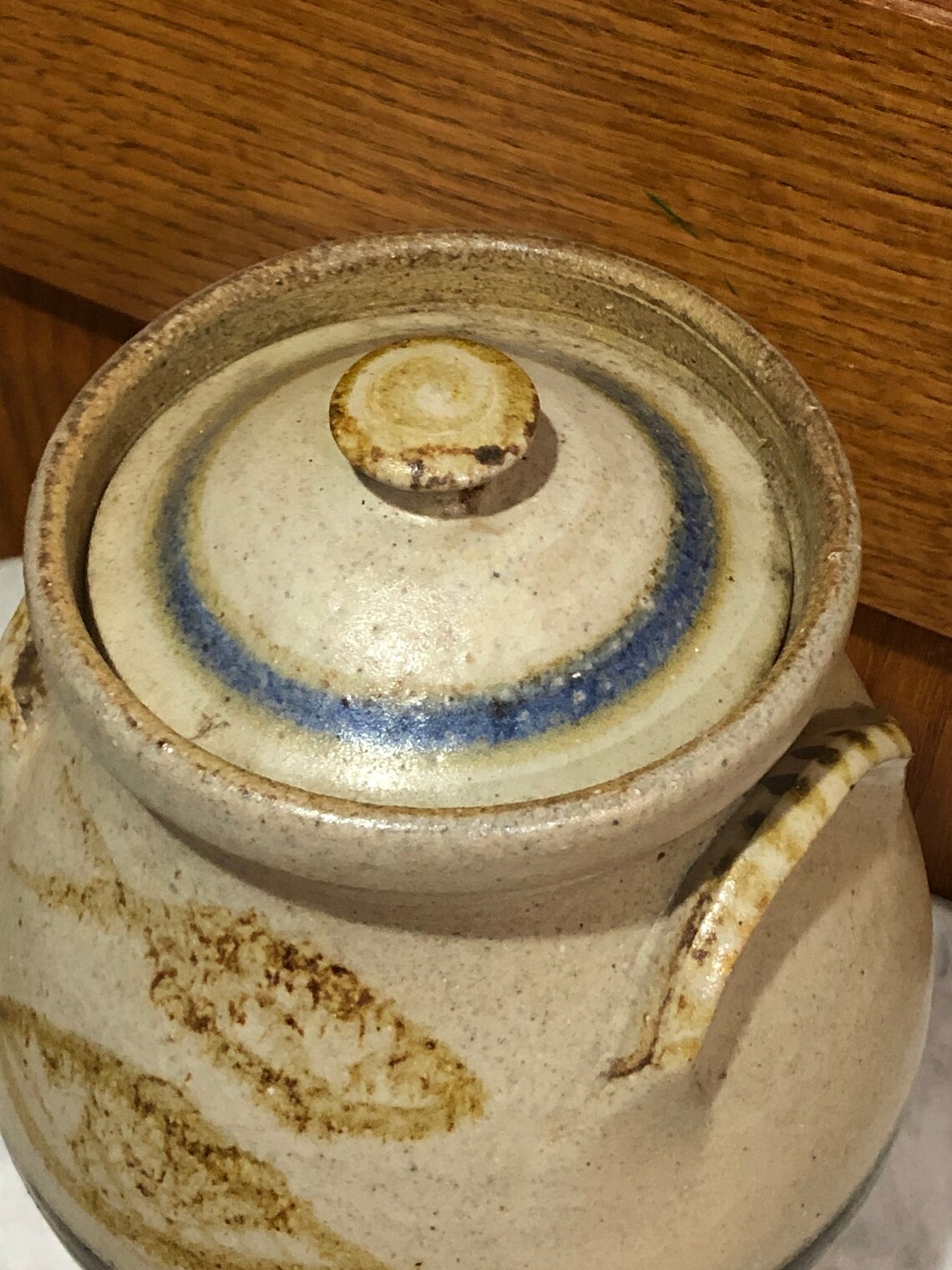 Excellent Castle Wind Pottery Scotland Stoneware Lidded Crock - Etsy
