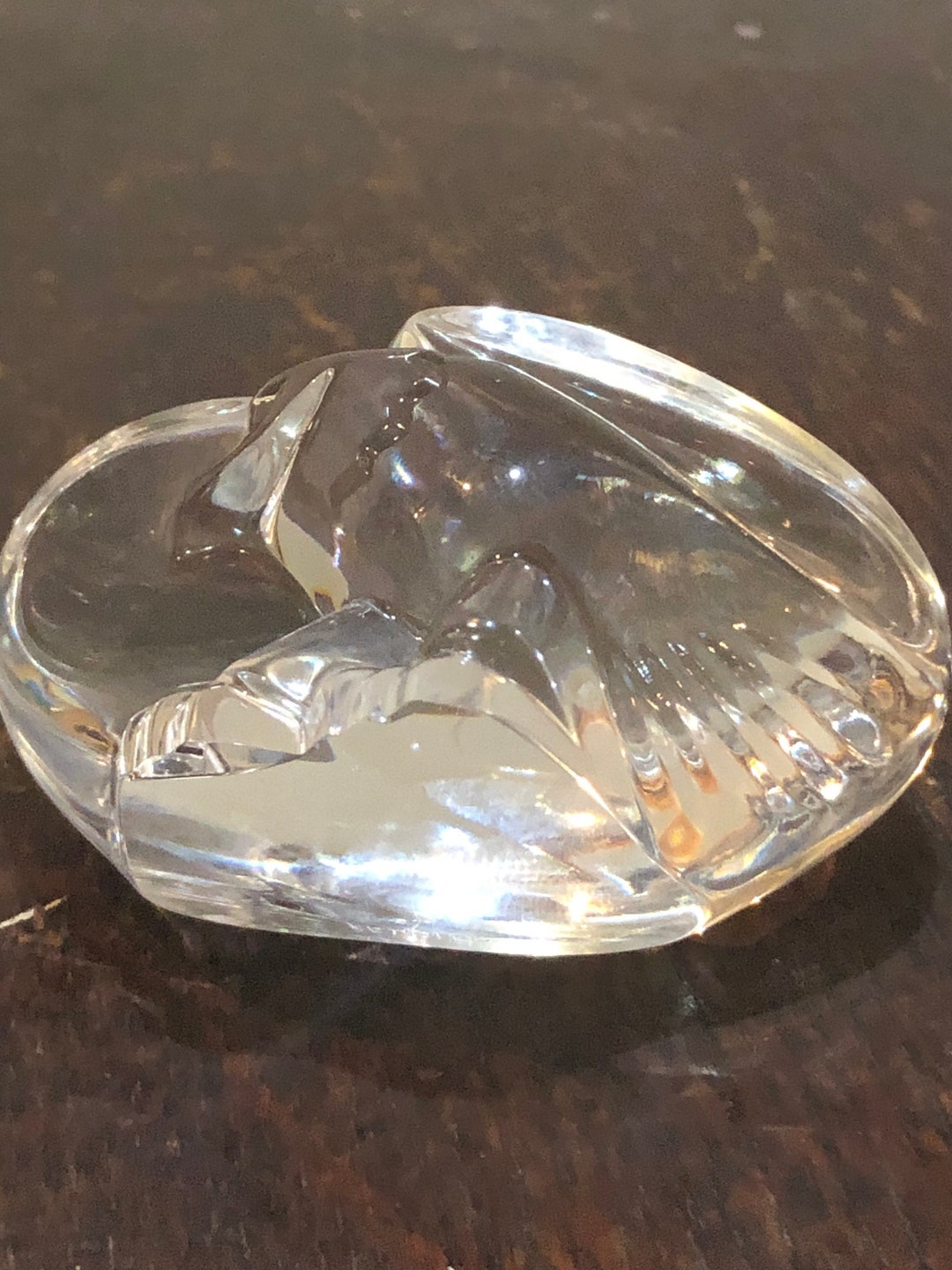 Excellent Signed Steuben Glass Eagle Hand Cooler Paperweight - Etsy