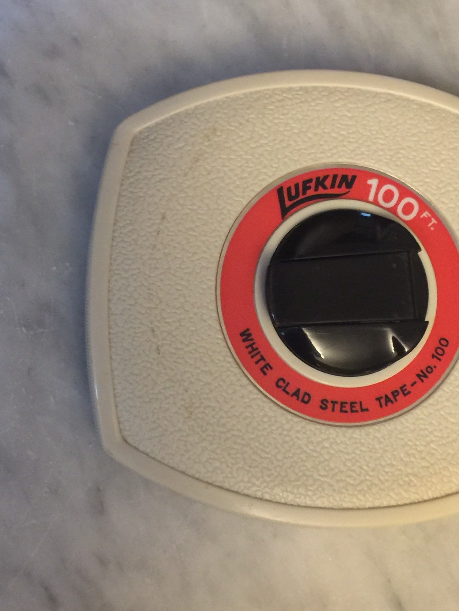 Vintage Lufkin 100 Foot Tape Measure White Clad Steel Tape No. 100 - Etsy