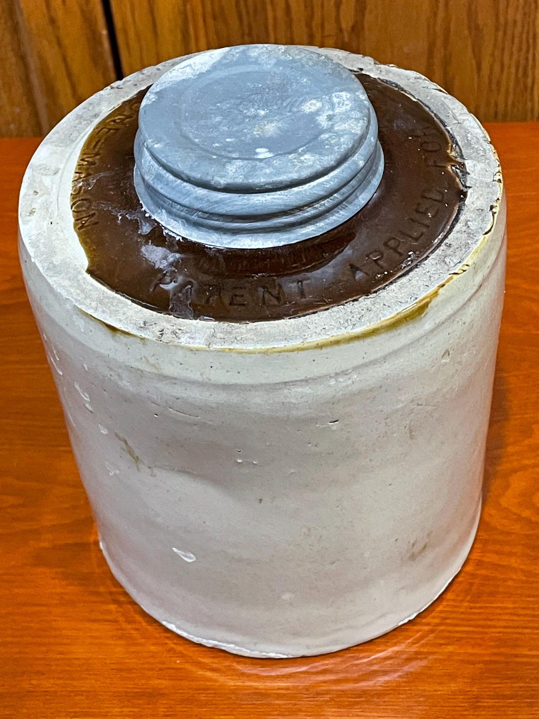 Antique Macomb Pottery Company Stoneware Canning Jar With Ball Zinc Lid ...