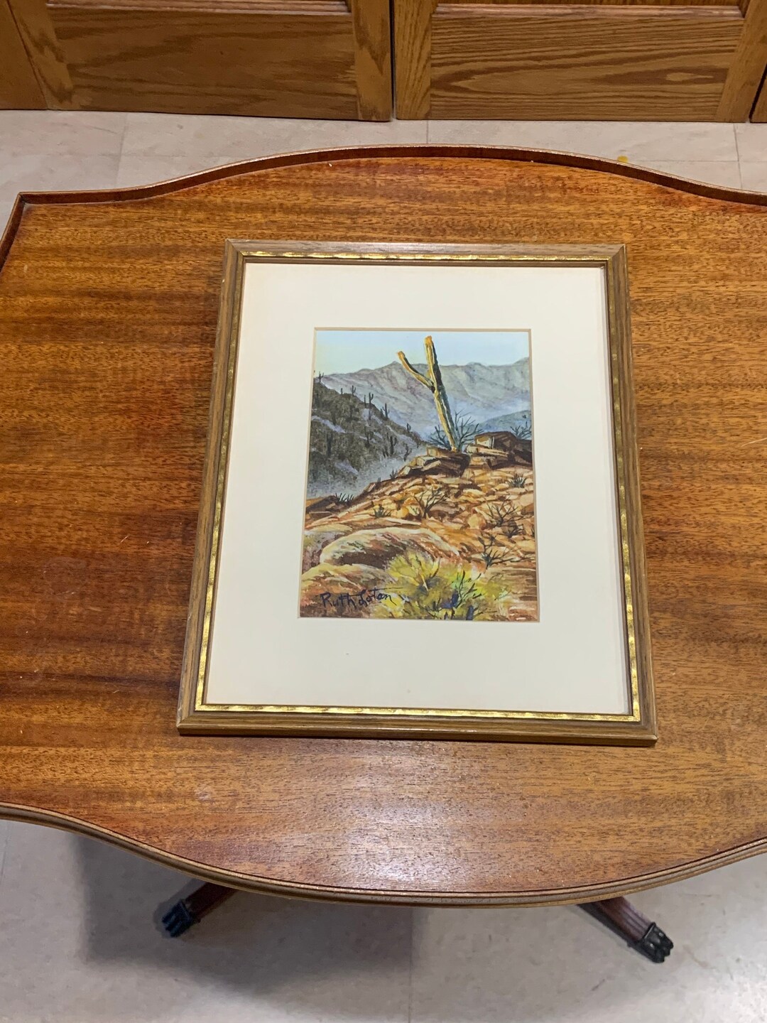 Original Artist Signed Ruth Lotan 1917-1971 Watercolor Painting Arizona ...
