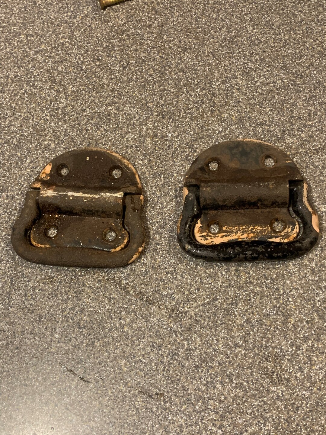 Pair of Old Vintage Antique Cast Iron Trunk Handles - Etsy