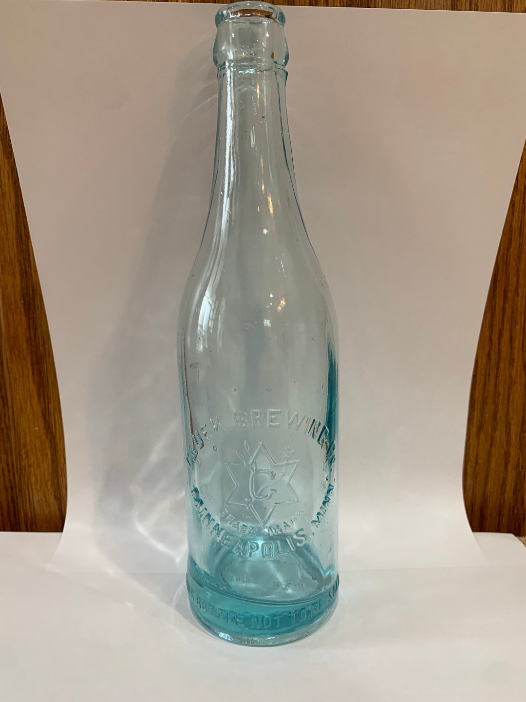 Vintage Blue Tint Gluek Brewing Co. Minneapolis, Minn Beer Bottle - Etsy