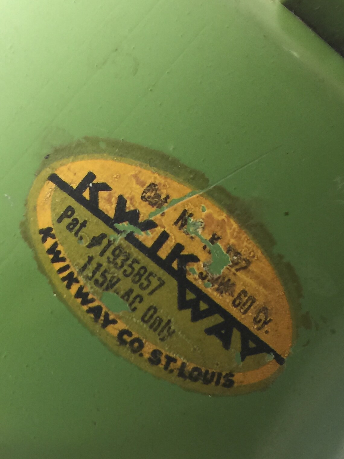 Unique Kwik Way Electric Egg Beater Mixer Green With Vidrio | Etsy