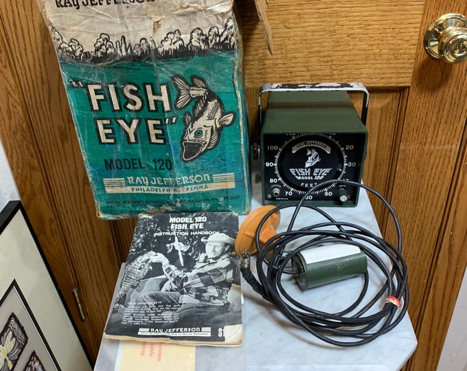 Ray Jefferson Fish Eye Model 120 Vintage Fish Finder - Etsy