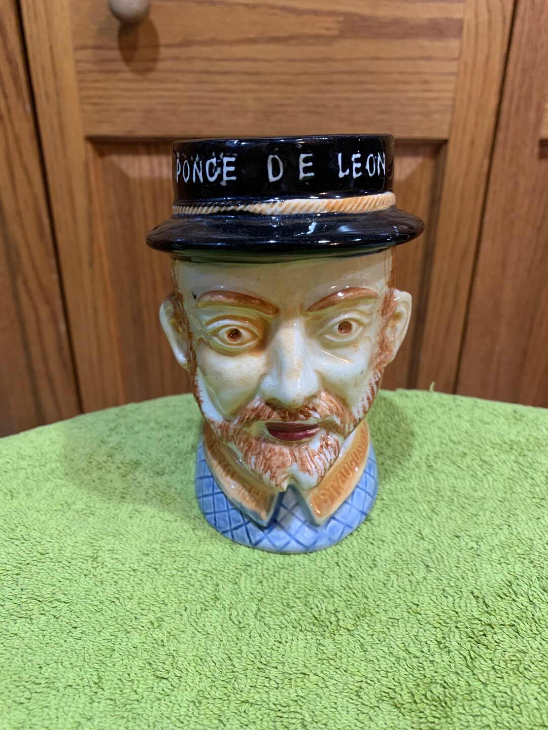 Rare Vintage Ponce De Leon Toby Mug Fountain of Youth St. Augustine Fl ...