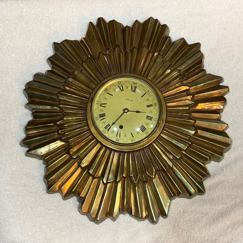 Starburst Clock - Etsy