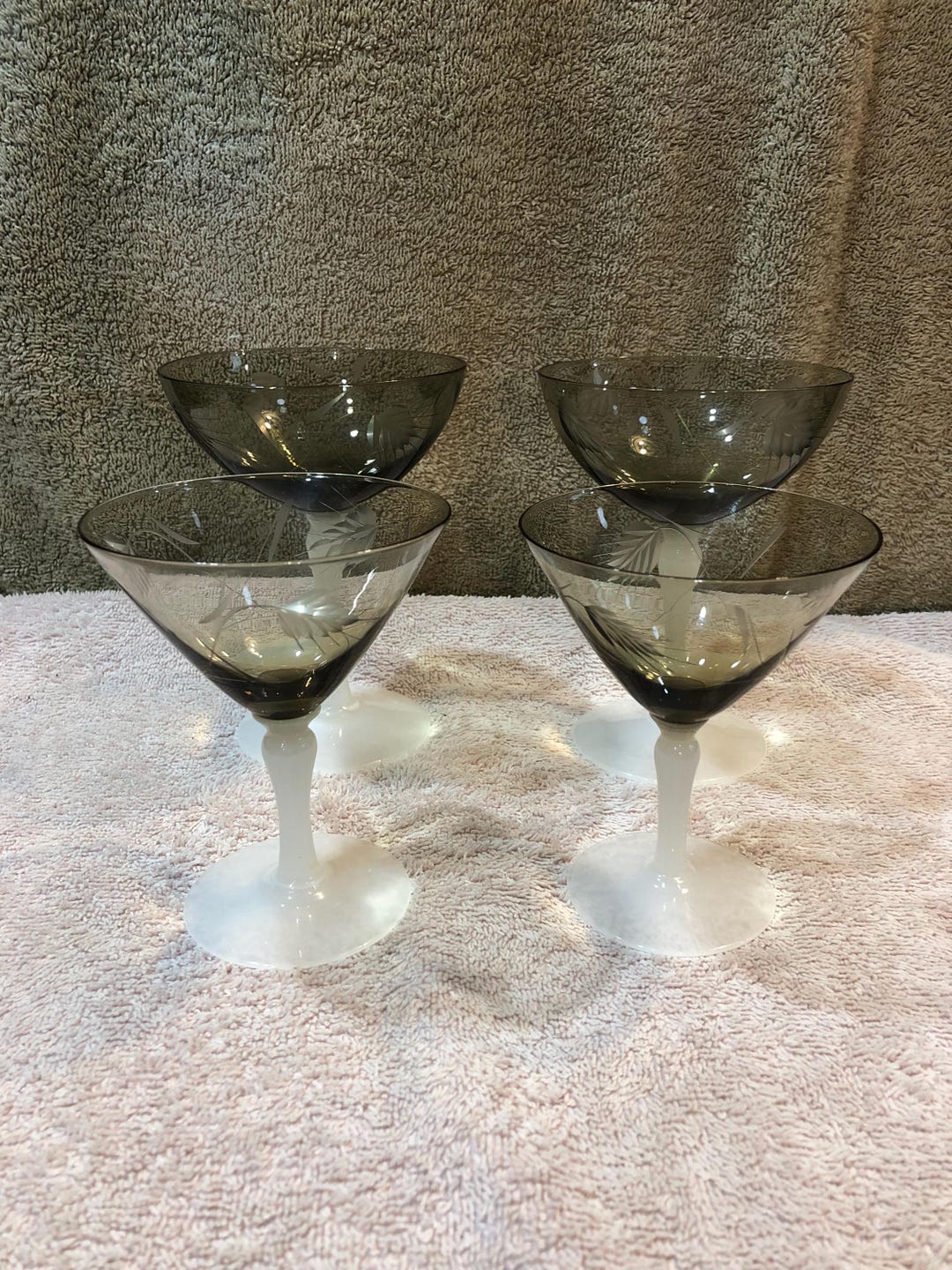 Four 1930s H.C. Fry Cocktail Glasses - Etsy