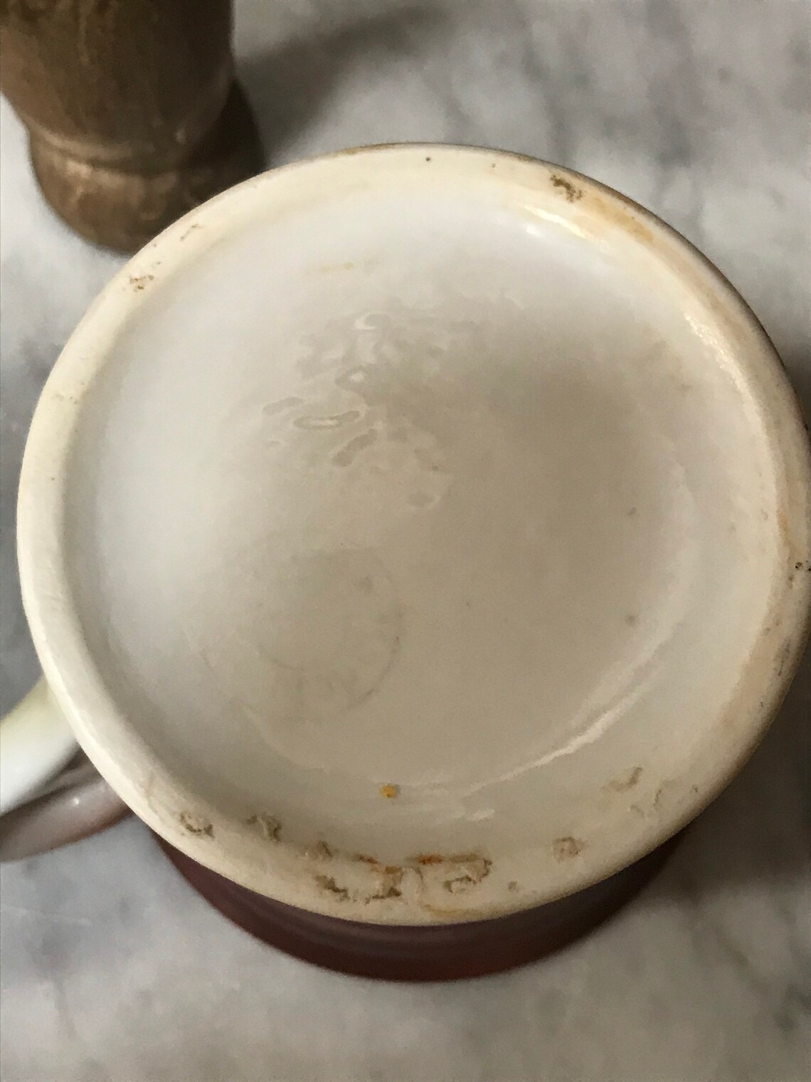 2 Antique Barber Shaving Cups Mugs and Brush Mignonette Z.S.& Co ...