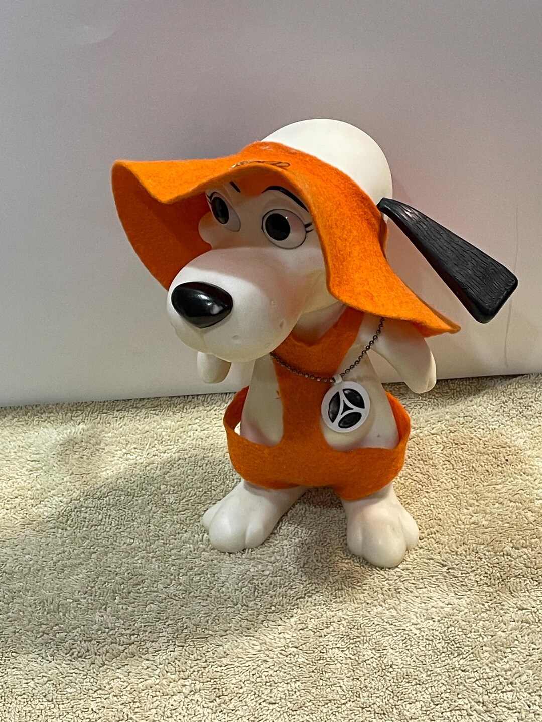 Vintage 1968 RDF Hillbilly Hound Dog Piggy Bank Shag Rugg Cartoon ...