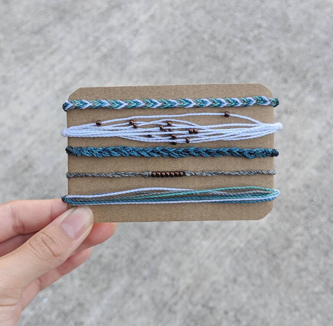 Teal Bracelet Set of Bracelets Pack Pura Vida Bracelets Beaded ...