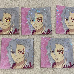 Demon Anime Sticker Kawaii Die Cut Waterproof Waterbottle Sticker ...