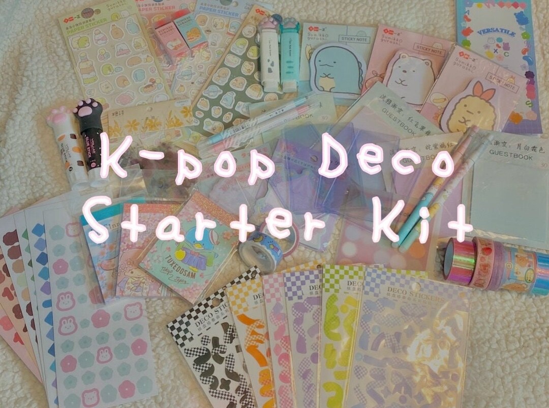 K-pop Photo Card Deco Mystery Starter Kit Unofficial Polco Sticker ...