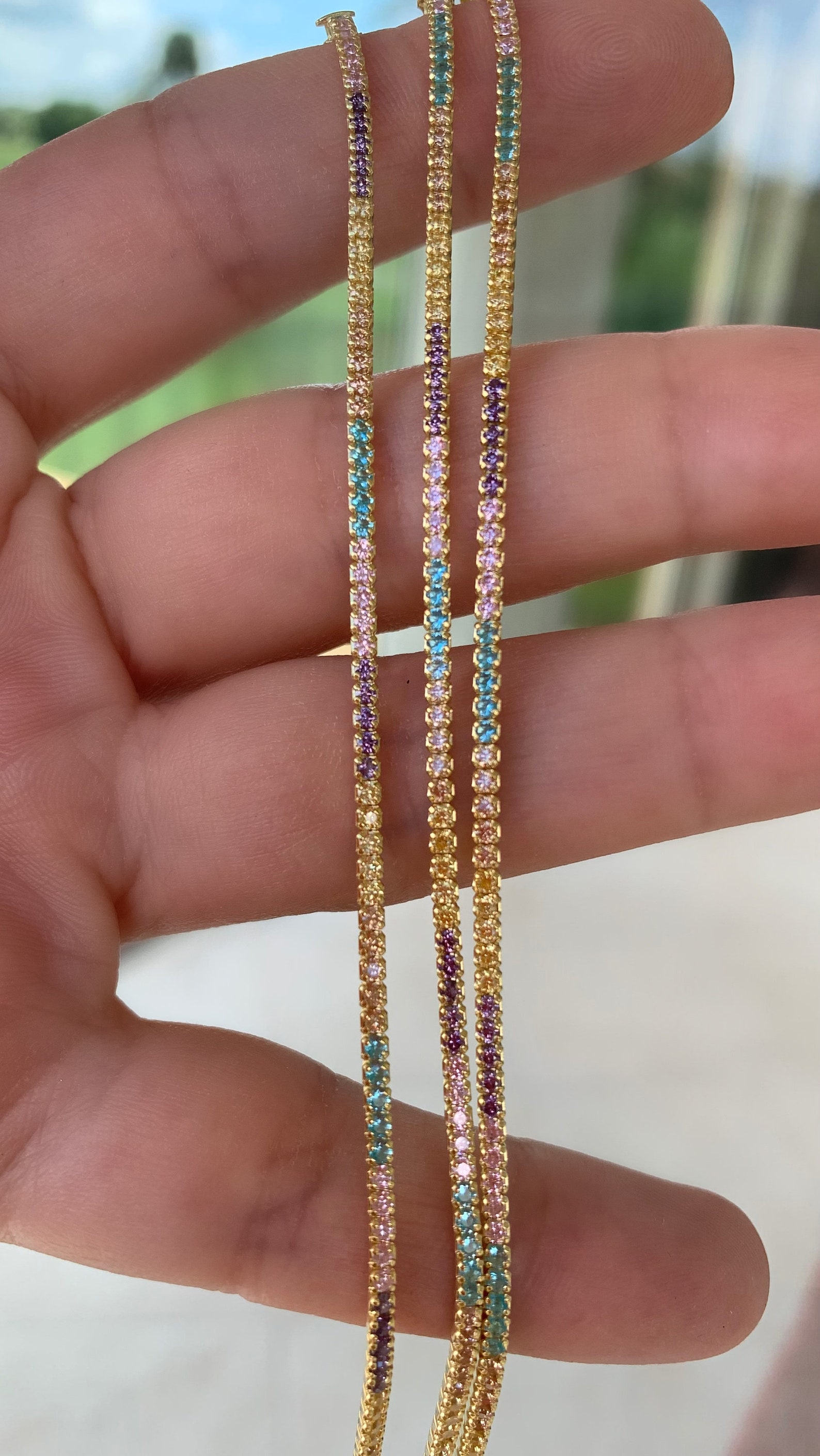 Tennis Necklace Choker Tennis Chain Crystal Choker Necklace - Etsy