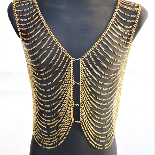 Mens Body Chain - Etsy