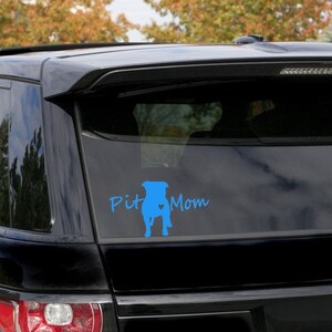 Pit Mom Decal Pit Decal Pitty Decal Dog Decal Dog Breed Dog Sticker Car ...