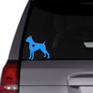 Boxer Dog Decal Decal Car Decal Dog Decal Dog Breed Dog Sticker Car ...