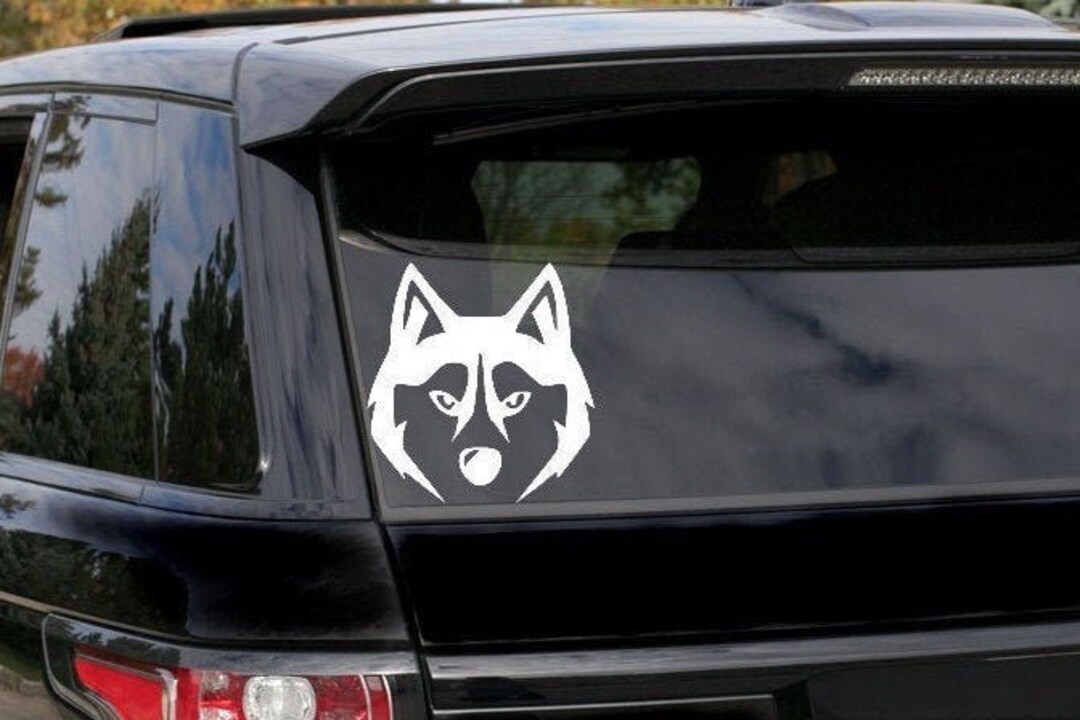 Siberian Husky Dog Decal Husky Decal Car Decal Dog Decal Dog Breed Dog ...