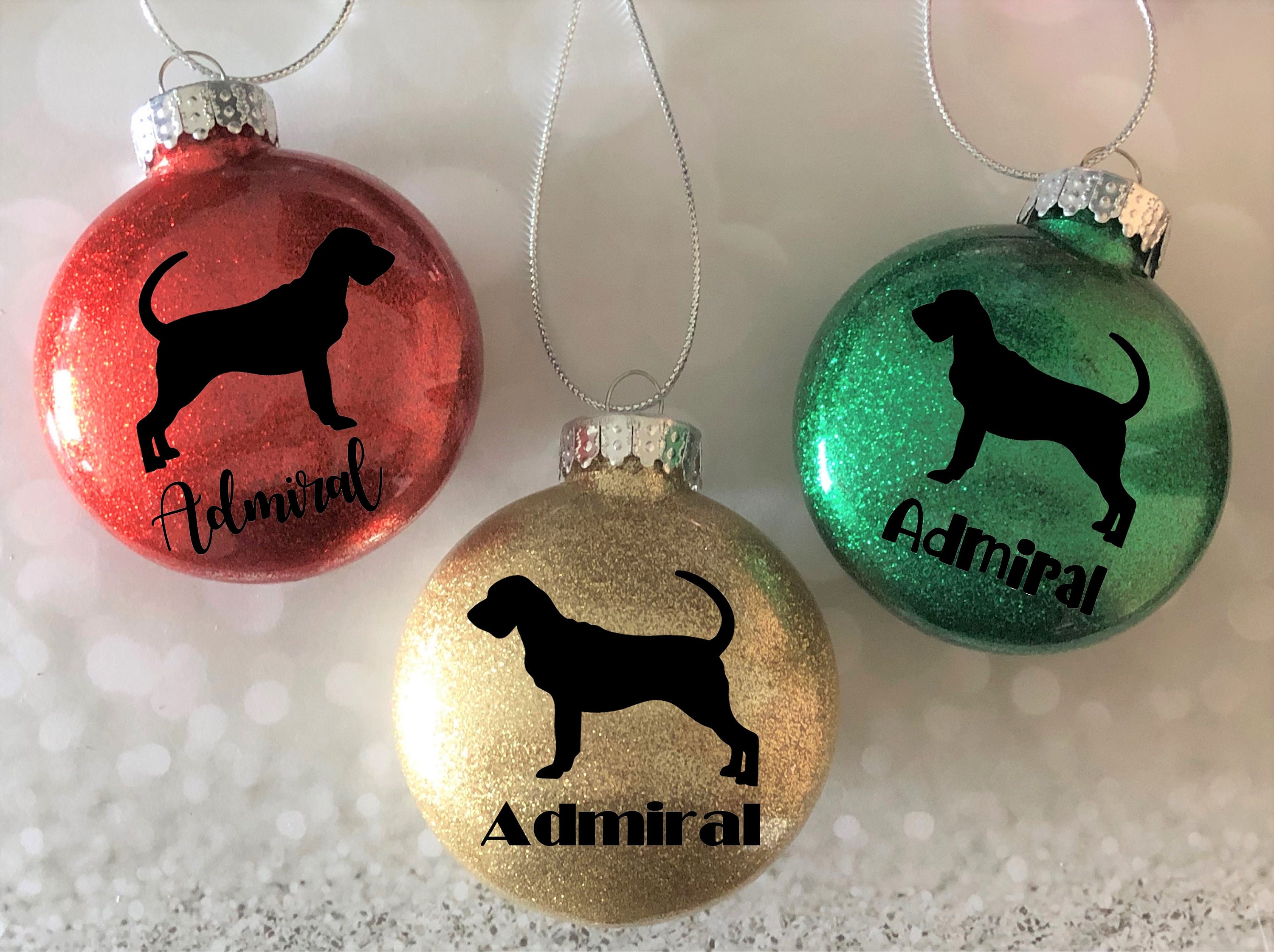 Basenji Bloodhound Boxer Bulldog Dog Tree Ornament - Etsy