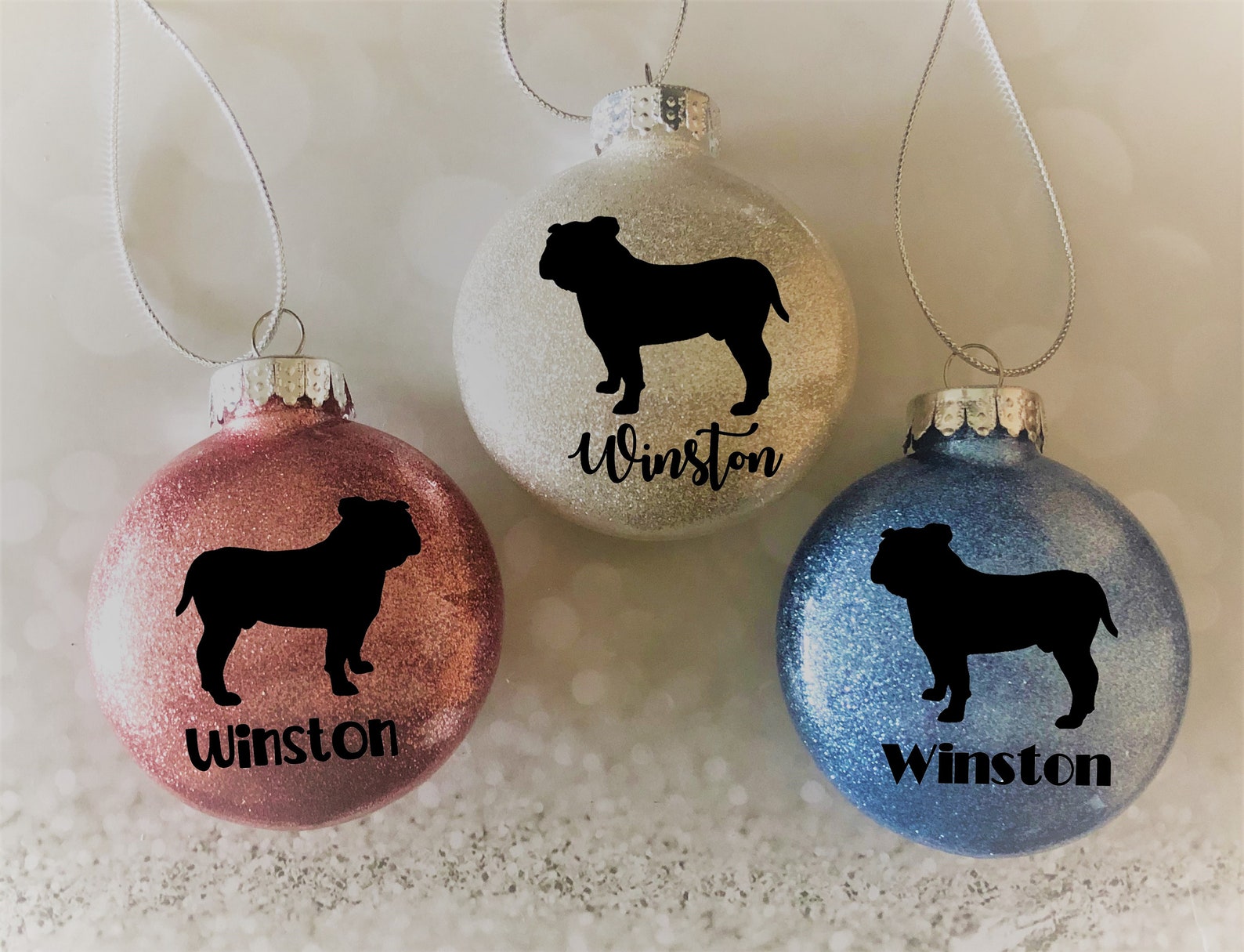 Basenji Bloodhound Boxer Bulldog Dog Tree Ornament - Etsy