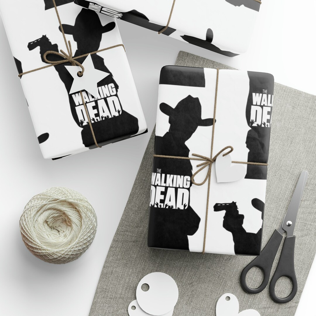 TWD Rick Wrapping Paper TWD Gift Wrap Rick Grimes Wrapping Paper the ...
