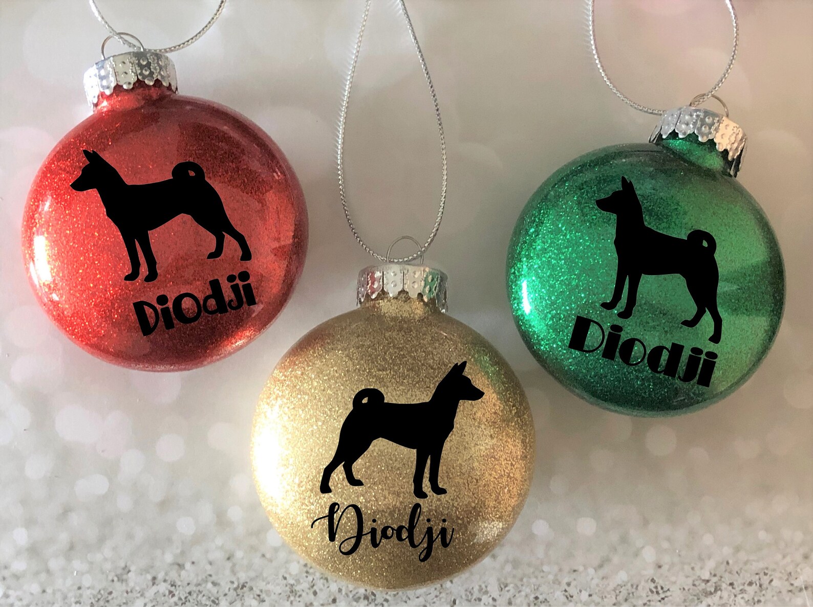 Basenji Bloodhound Boxer Bulldog Dog Tree Ornament - Etsy