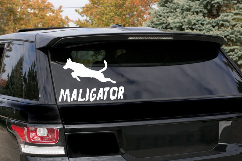 Maligator Decal Belgian Malinois Decal Dog Breed Decal - Etsy