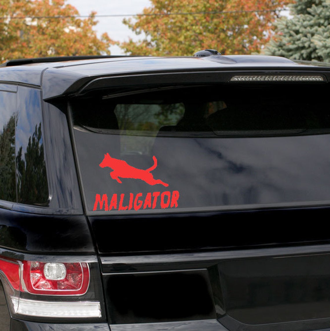 Maligator Decal Belgian Malinois Decal Dog Breed Decal - Etsy