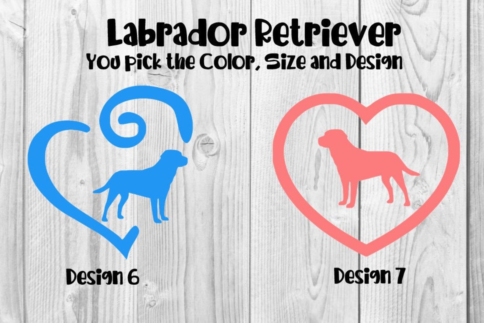 Labrador Retriever Dog Decal Lab Decal Retriever Decal | Etsy