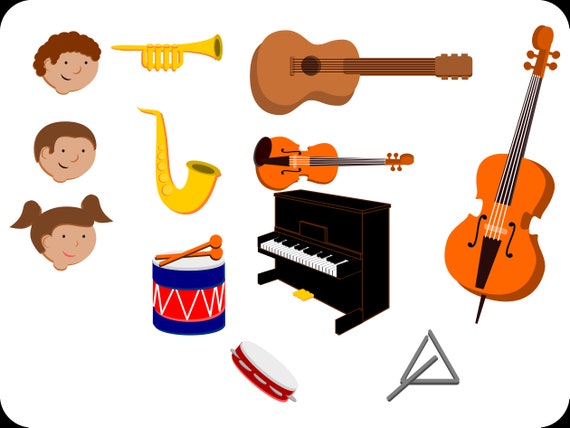Characters and Instruments | Etsy