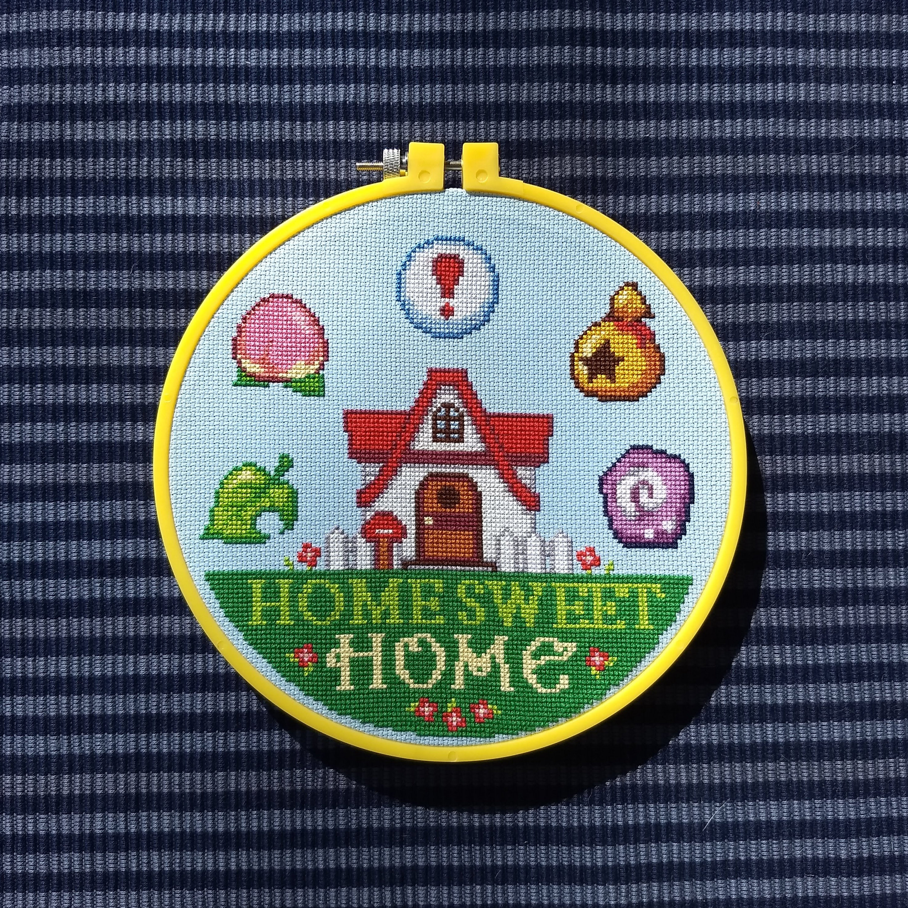 Animal Crossing home Sweet Home Cross Stitch Pattern - Etsy