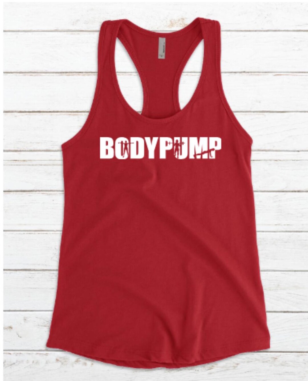 BODY PUMP TANK Top / Body Pump Women's Racerback Tank Top / Choice of ...