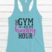 PUMP HEART BARBELL Tank / Women's Racerback Tank Top / Choice of Design ...