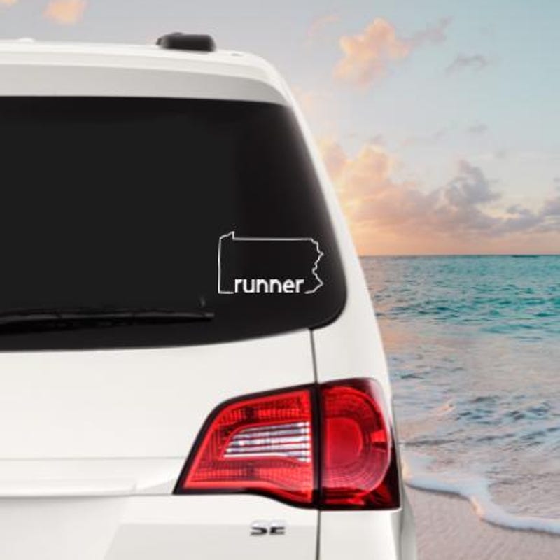 Running Decal - Etsy