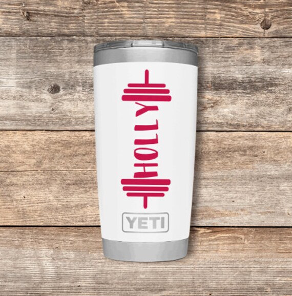 CUSTOM NAME BARBELL Decal / Personalized Weight Lifting Decal - Etsy