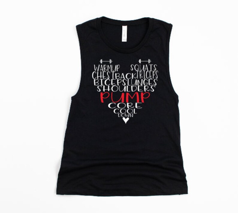 PUMP LOVE SHIRT / Pump Class Shirt / Womens Racerback Tank or - Etsy