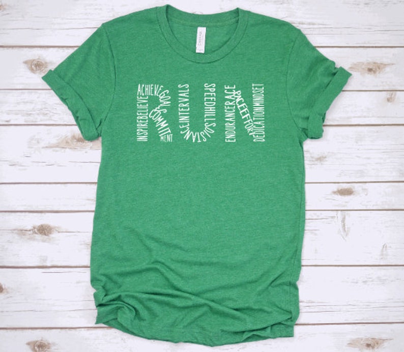 RUNNER TEE SHIRT / Motivational Running Super Soft T-shirt / Bella ...