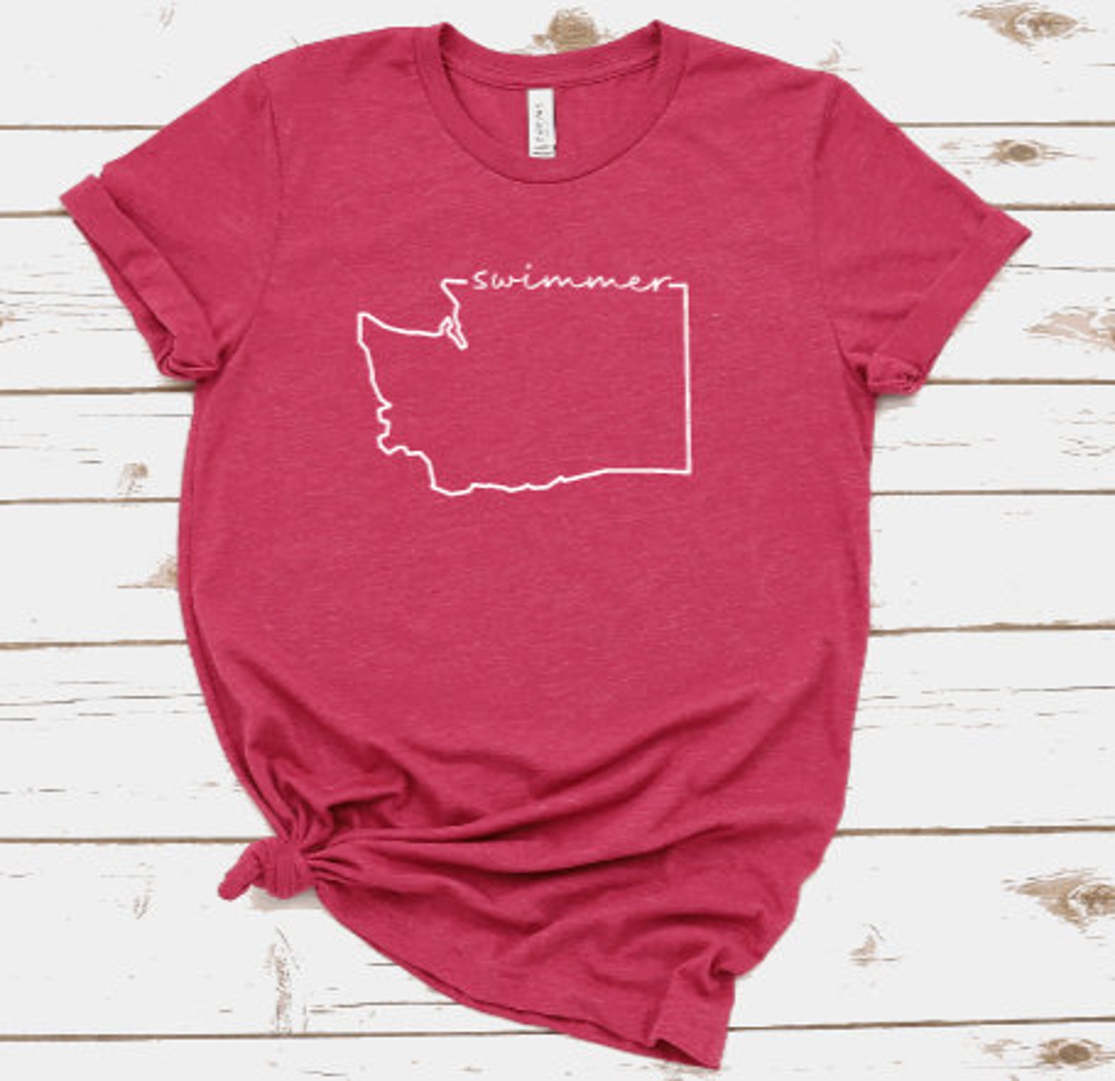 YOUR STATE SWIMMER Tee Shirt / Graphic Swimming Tshirt / Super - Etsy