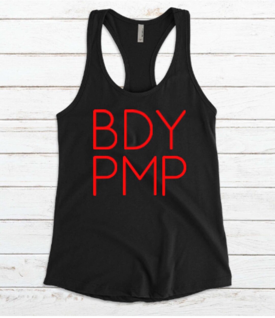 PUMP WORDS SHIRT / Pump Class Tank Top / Women's Racerback Tank or ...