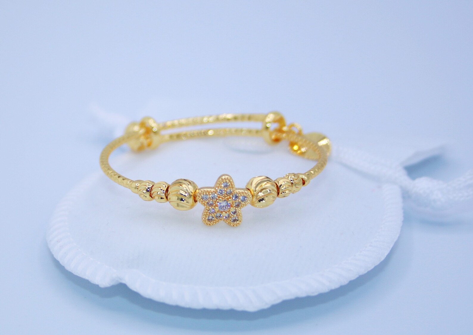 Baby/toddler's Bangles 24k Gold Plated Bangles - Etsy