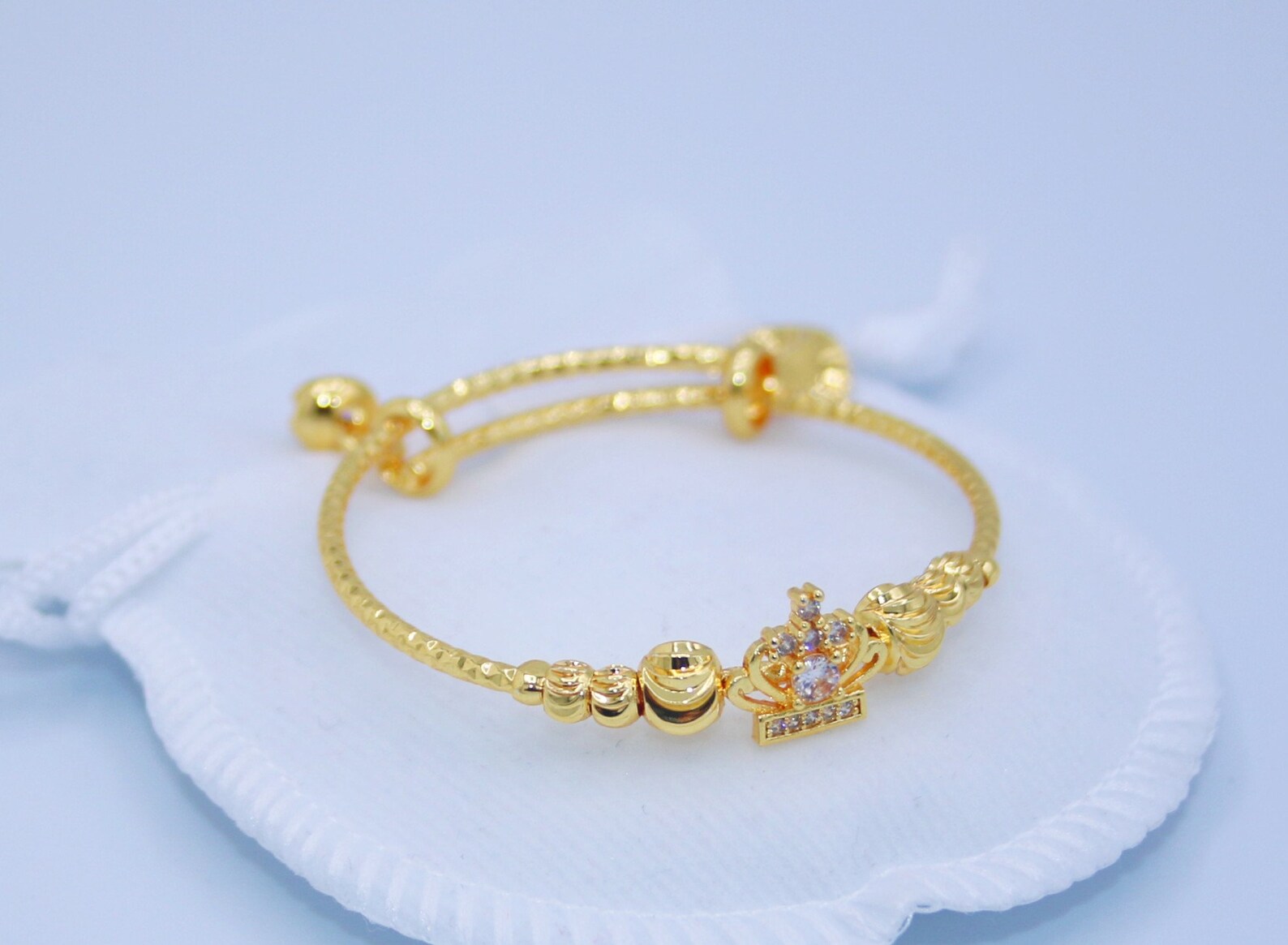 Beautiful Babies/toddlers 24K Gold Plated Bangles Baby - Etsy