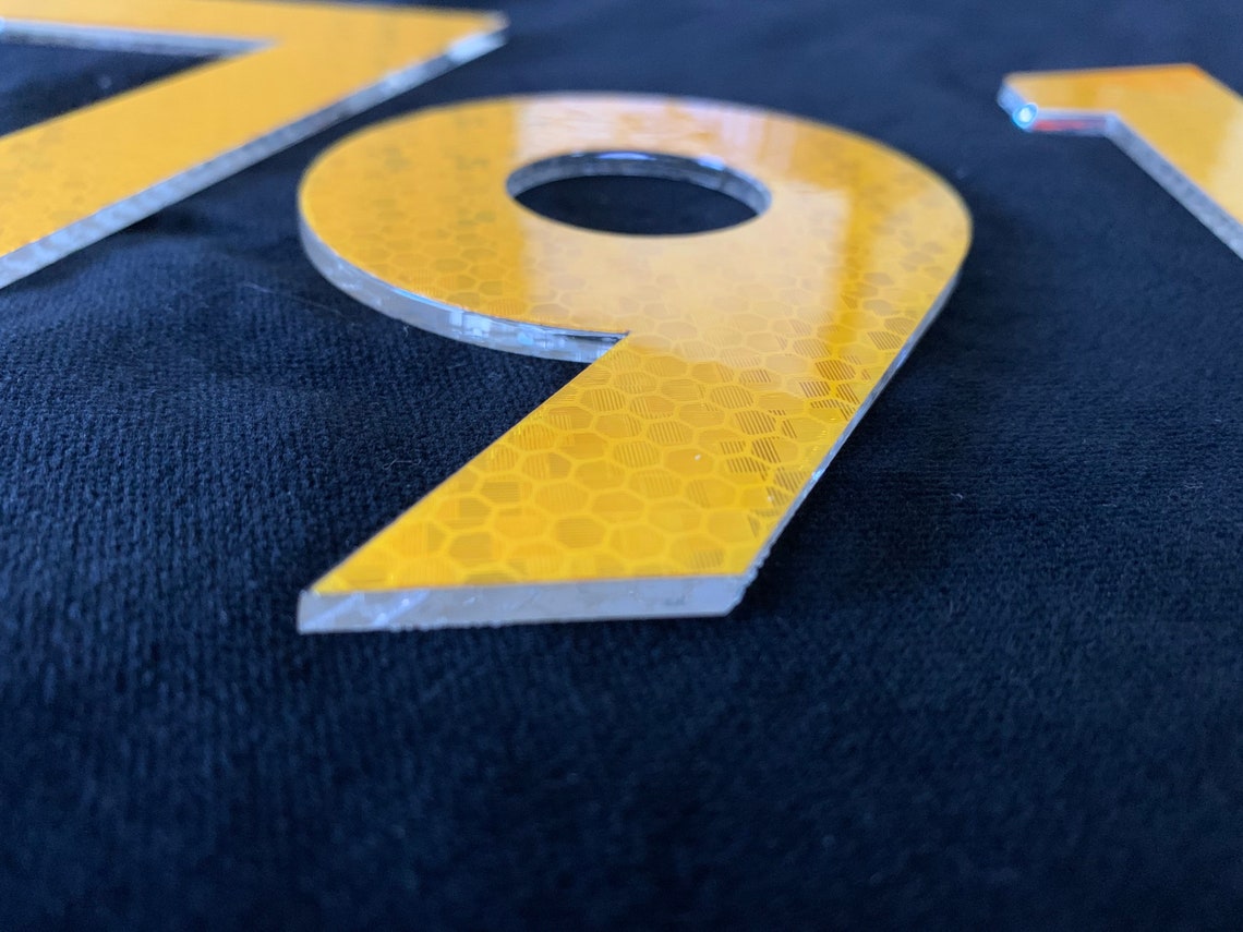 3 Ultra-reflective Home Address Numbers Door Numbers | Etsy