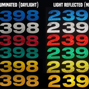 3 Ultra-reflective Home Address Numbers Door Numbers | Etsy