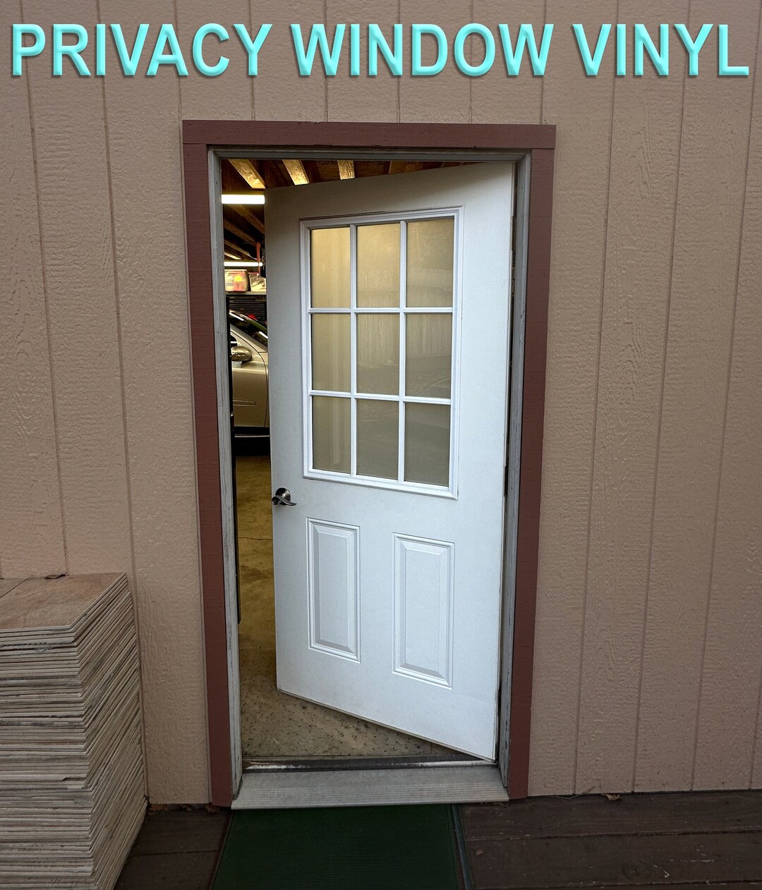 Privacy Window Vinyl Sheets for Home Windows. Custom Sizes and ...